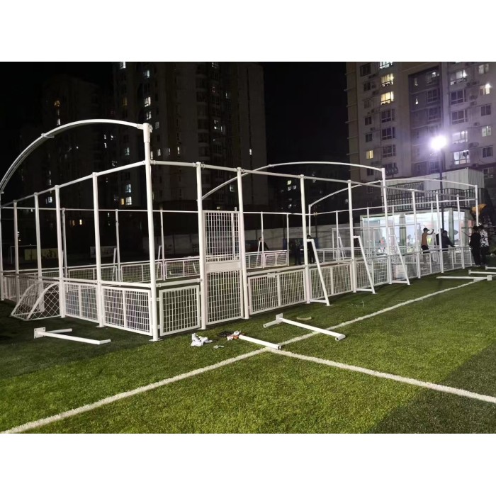 Custom Soccer Field Cage Non-infill Artificial Grass FIFA Quality Panna ...